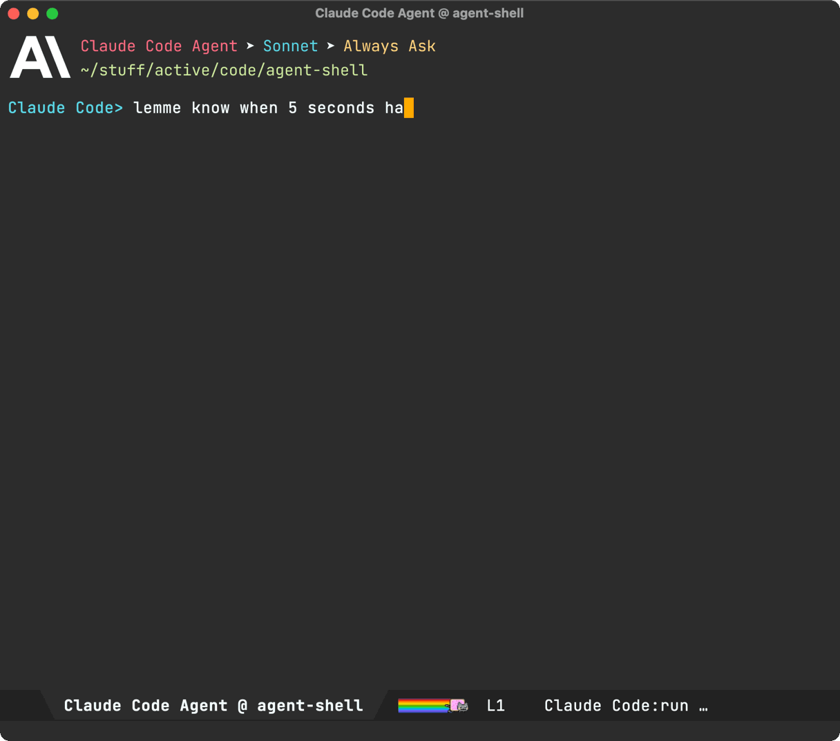 agent-shell 0.25 updates